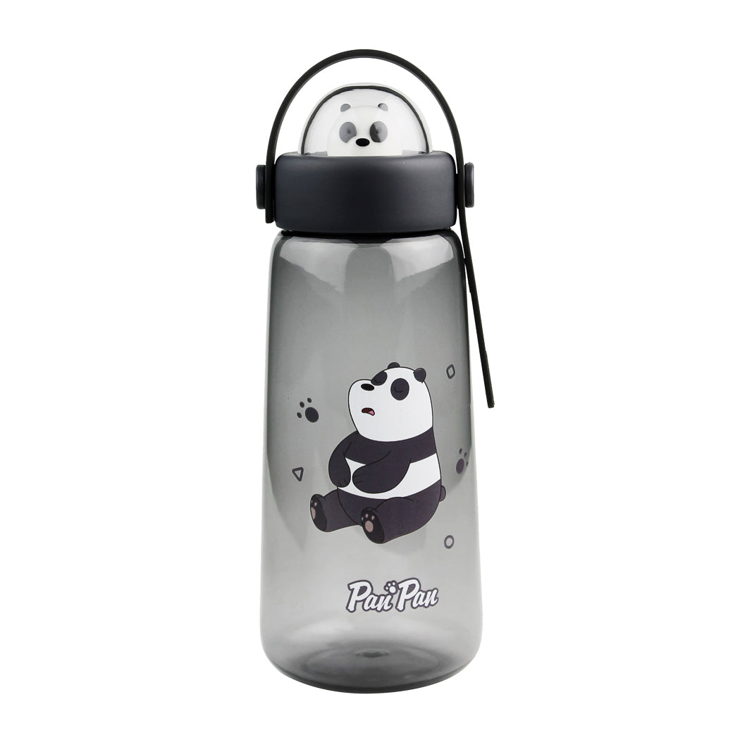 WeBareBears bote con pajilla -panda – Miniso El Salvador